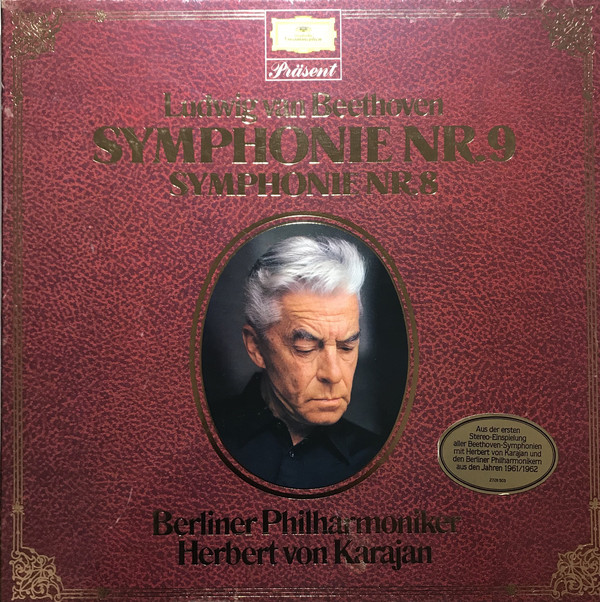 Symphonie nr. 9 - symphonie nr. 8 by Ludwig Van Beethoven / Berliner Philharmoniker Herbert Von ...