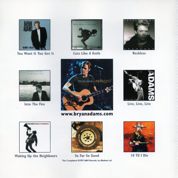 Bryan Adams Unplugged Track List